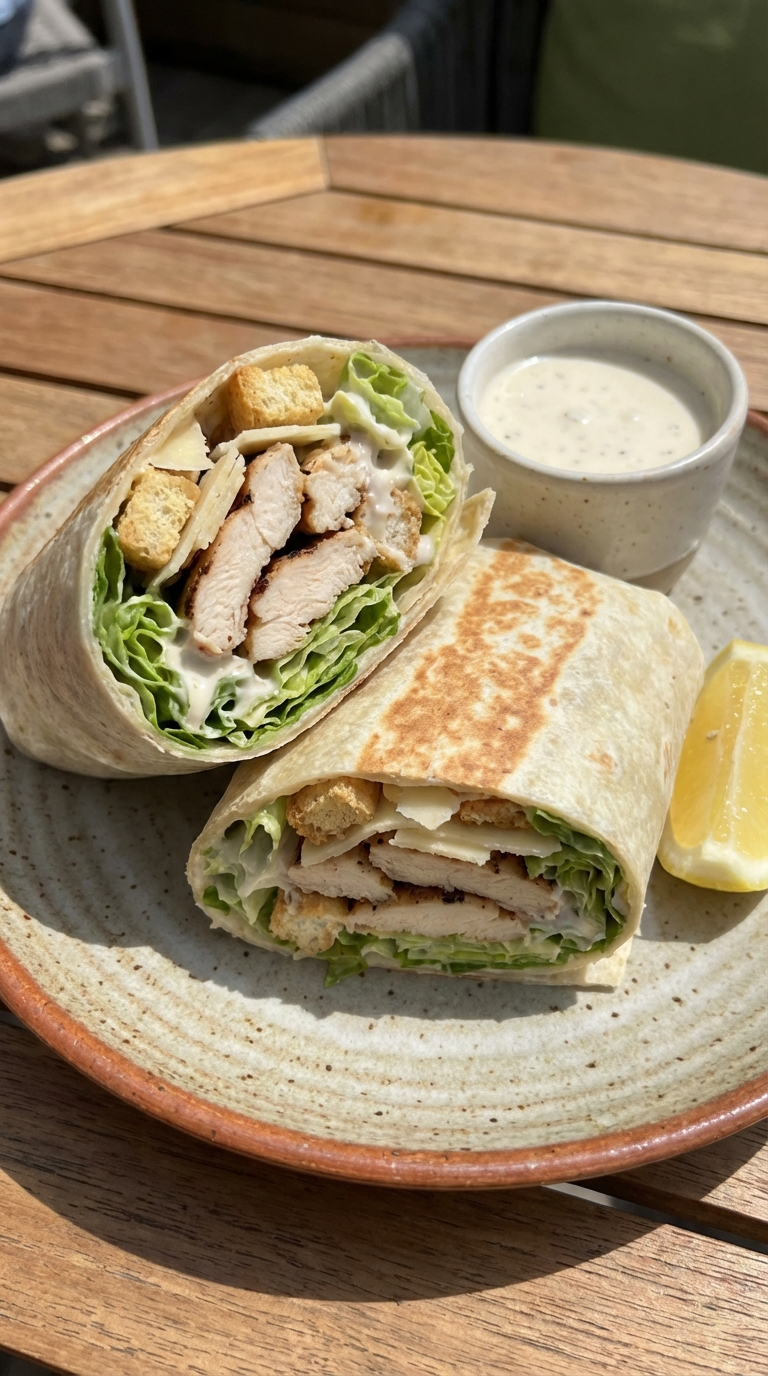 Chicken Caesar Wrap Recipe: A Comforting, Crunchy Lunch with a Caesar Twist