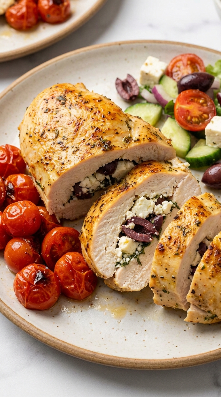 Greek Feta and Olive Stuffed Chicken: A Warm, Flavor-Packed Weeknight ...